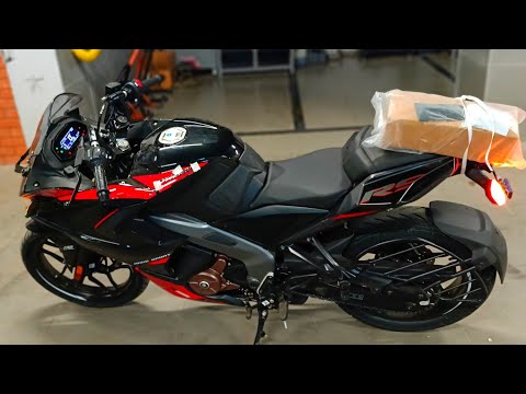 BAJAJ PULSAR RS200 New Model 2025 Black Red Review🔥 DIGITAL METER| LED Lights😍| New Features Price??
