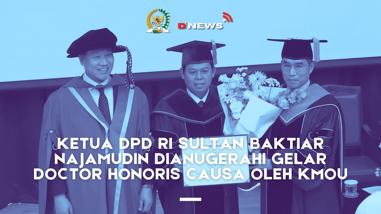 [D'NEWS] Chairman of the Regional Representative Council (DPD RI), Sultan Baktiar Najamudin, was ...