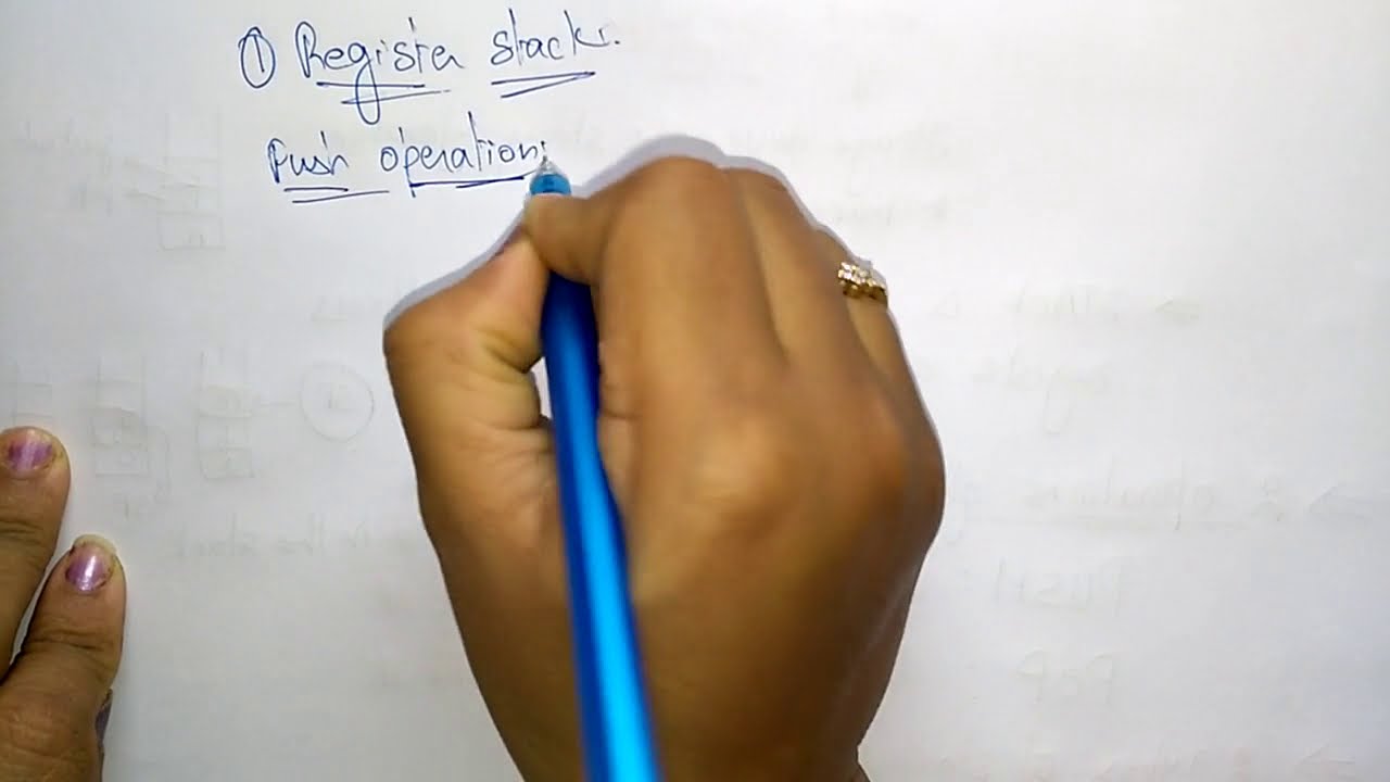 Stack Organization | Register Stack | Memory stack | COA | Lec-65 | Bhanu Priya