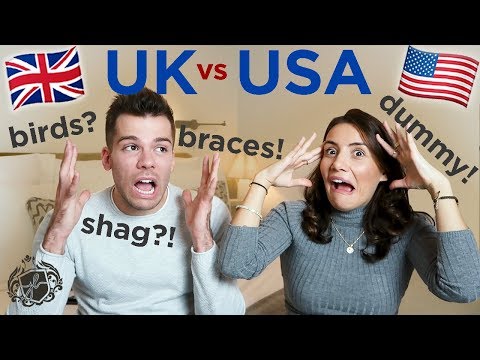 20 BRITISH WORDS that mean something TOTALLY DIFFERENT in AMERICA!