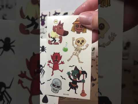 Halloween Temporary Tattoos