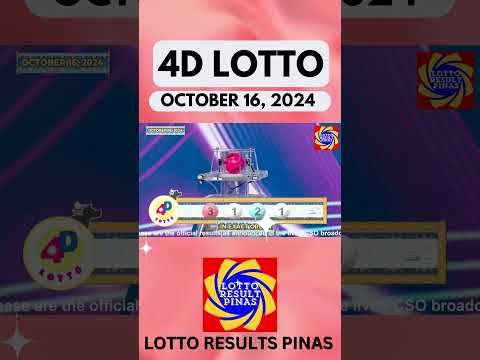 Lotto Result October 16, 2024 9PM 4 Digit 4D Lotto Draw | PCSO Lotto Result Today #swertres