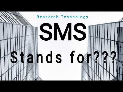 What is SMS Stands for???