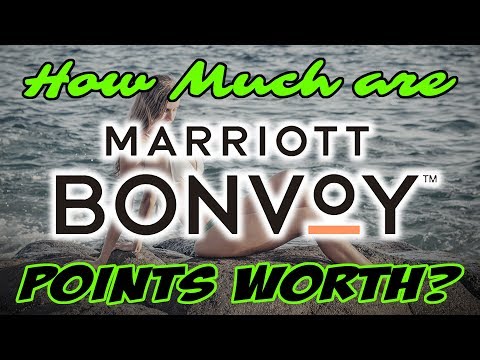 How Much are Marriott BONVOY Points Worth? (Where did SPG Go?!?!)