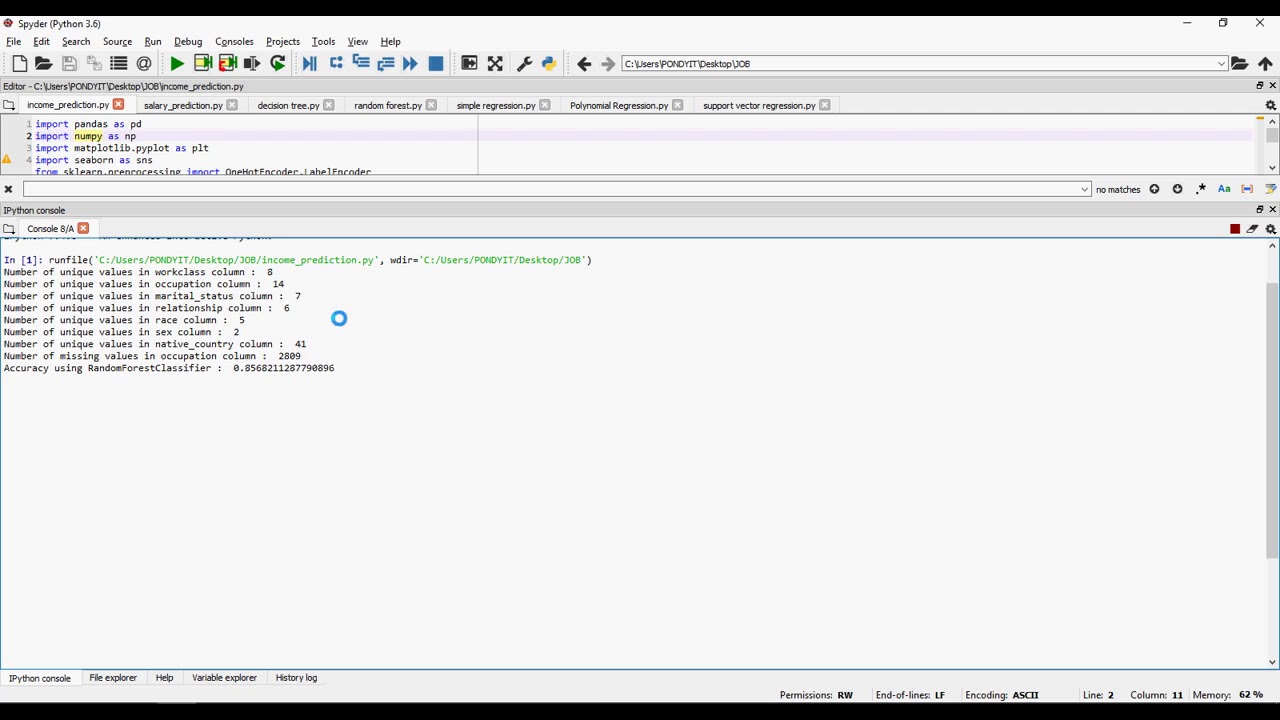 Salary Prediction in Python - OKOK PROJECTS- Final Year Projects ...