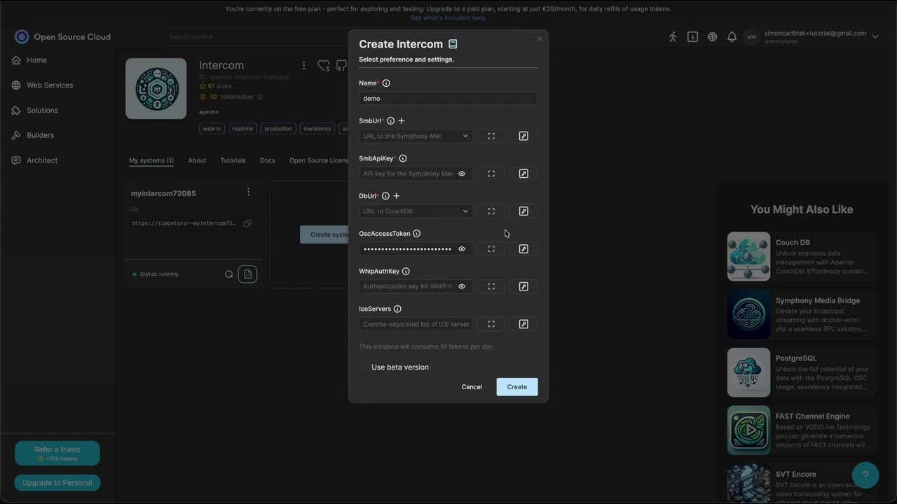 Set Up Open Source Intercom in 5 Minutes | Quick Tutorial | Updated