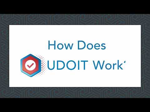 Introduction to UDOIT - Canvas Accessibility Assistant