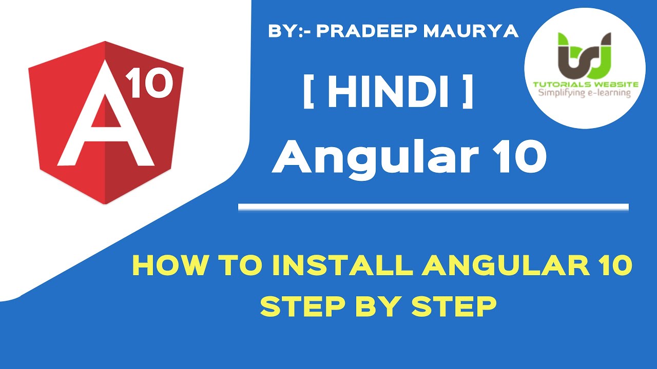 Installation And Folder Structure Angular 10 Tutorials In Hindi Part 3 Tutorialswebsite