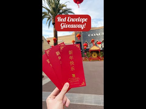 Citadel Outlets Red Envelope Giveaway #shorts #citadeloutlets #lunarnewyear