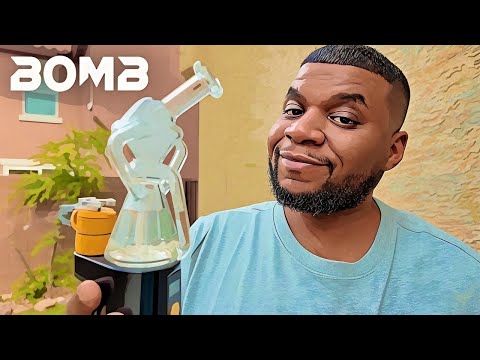 Bomb E-Rig Spin Recycler Glass & Carb Cap Kit Unboxing & Review