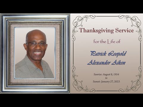 Celebration Of The Life Of " Patrick Leopold Alexander Aiken"
