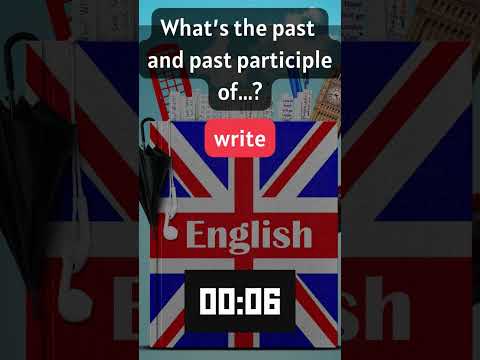 English verb challenge 03