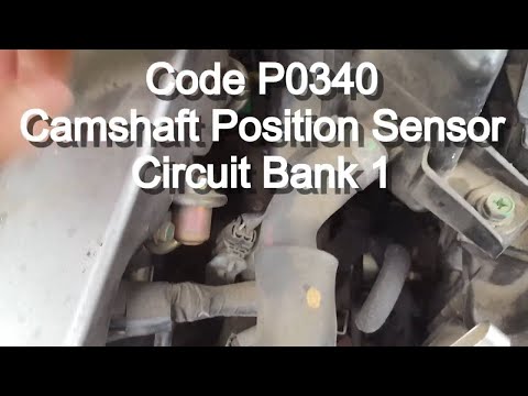 DIY P0340 Replace Bad Camshaft Position Sensor in 2003 Nissan Maxima 3.5L V6 (#p0340 code)