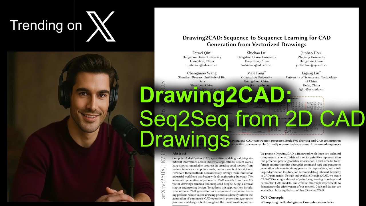 Drawing2CAD: Seq2Seq from 2D CAD Drawings
