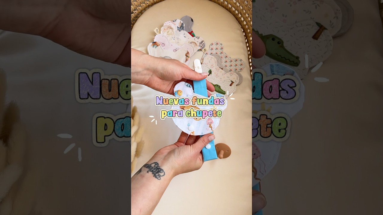 Chupeteros con funda para el chupete! | Patrón disponible | Pattern available