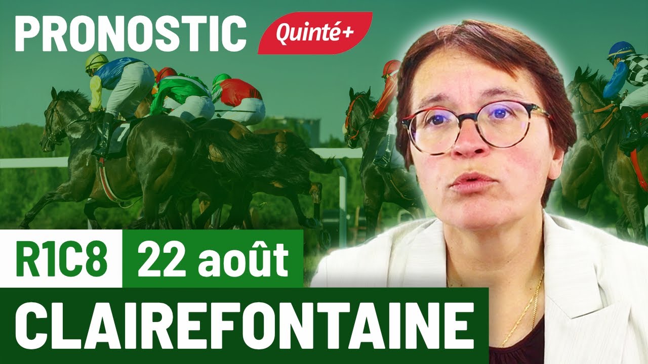Pronostic Quinté Flash Turf - Clairefontaine (R1C8 du 22 août 2022)