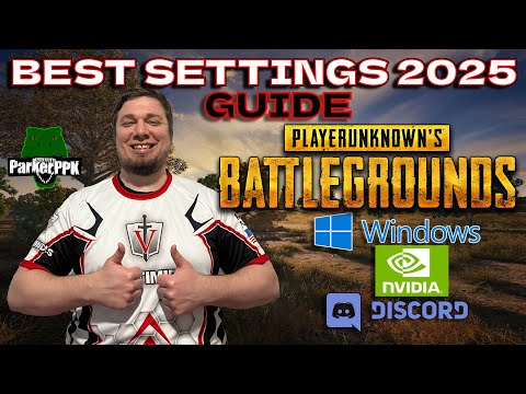 GUIDE: BEST PUBG SETTINGS 2025 | FIX STUTTERING #PUBG #ParkerPPK #BestSettings