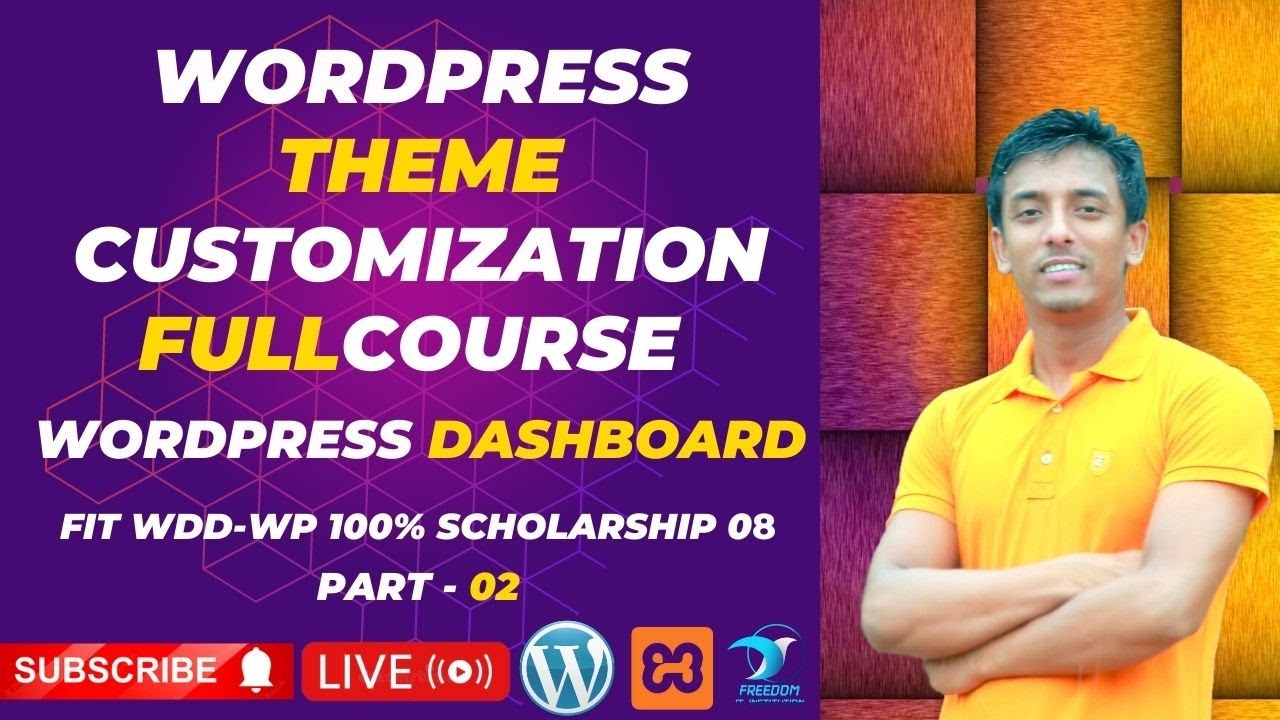 WordPress Theme Customization Course | WordPress Bangla Tutorial | WordPress Dashboard | Part - 02