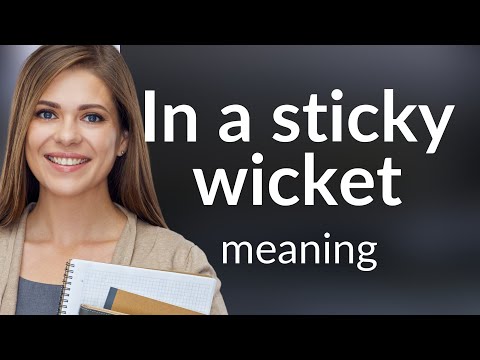 Unraveling "In a Sticky Wicket": A Phrase from Cricket to Daily Conversation