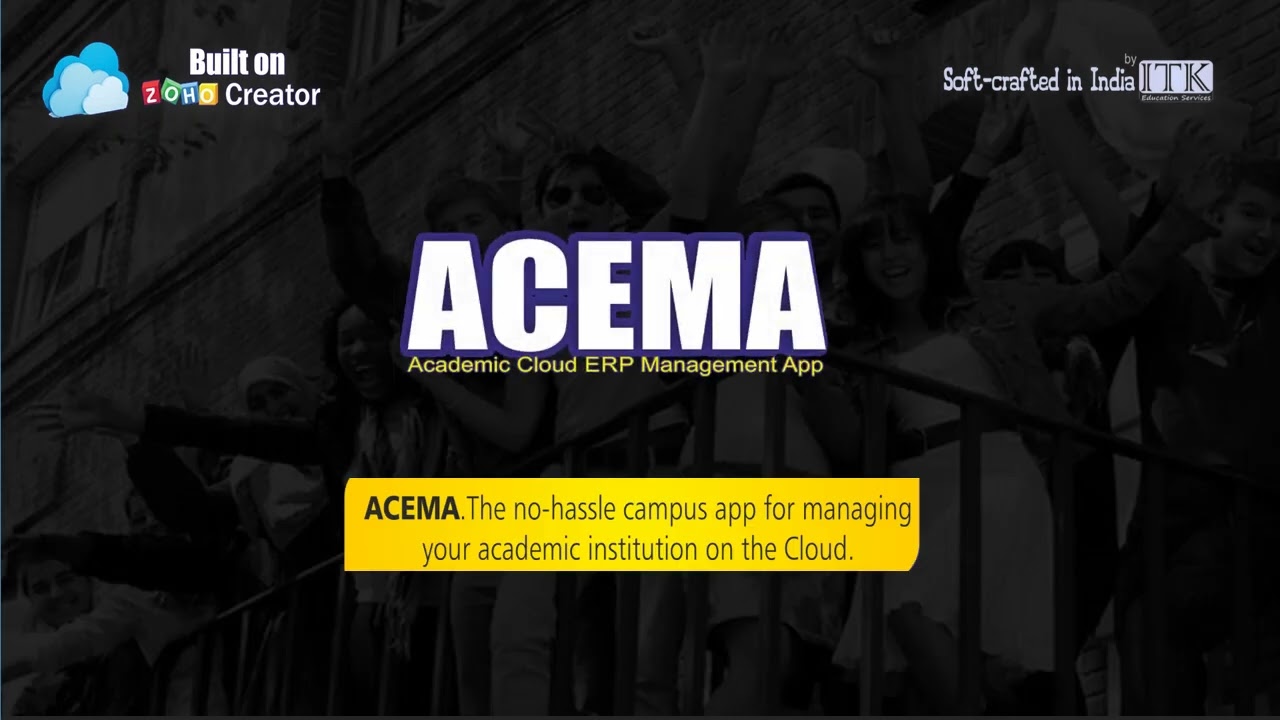 ACEMA - Education ERP built on Zoho