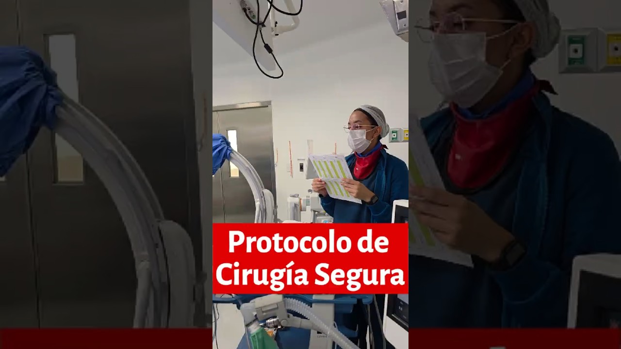 Before starting, the safe surgery protocol is always carried out.