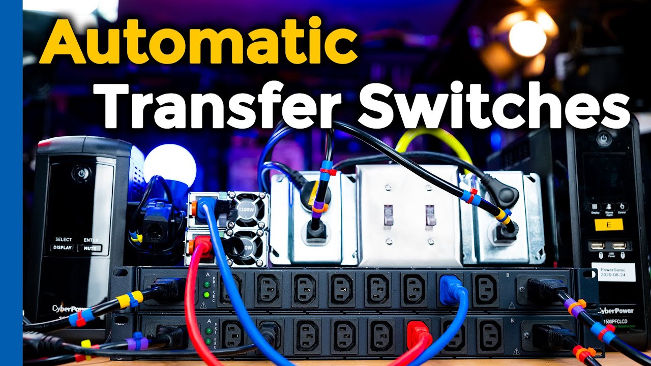 Automatic Transfer Switches!  (Feat. Server Technology Fail-Safe and Tripp Lite PDUMH20ATNET)