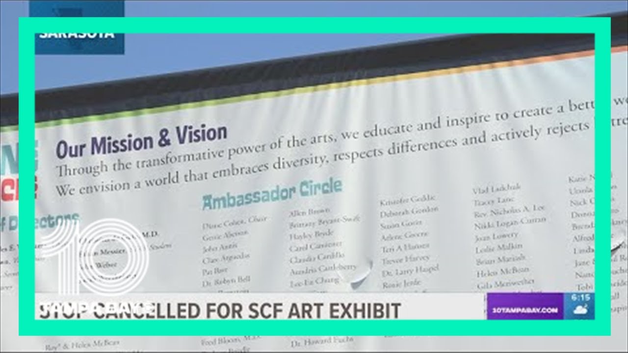 State College of Florida art exhibit stopped over diversity, equity, inclusion representation