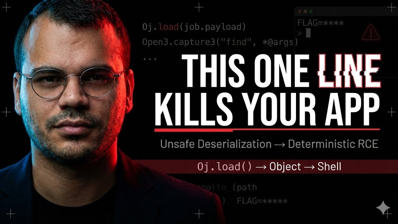 How a JSON Input Becomes RCE | Oj Deserialization Explained | Dojo Challenge RubitMQ