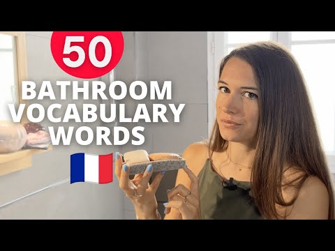 50 bathroom vocabulary words (in my own bathroom)