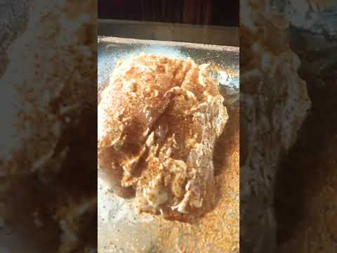 PREPARING FRESH HALIBUT FISH TO BAKE|| HOW TO BAKE HALIBUT FISH #shorts #asmr #halibut #bake