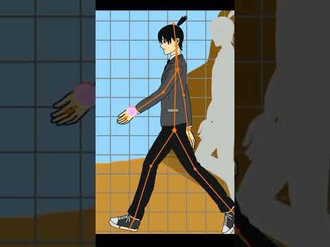 bikin animasi berjalan #animasi #tutorial #shorts #bikinanimasi #tiktok #kartun #animation #cartoon
