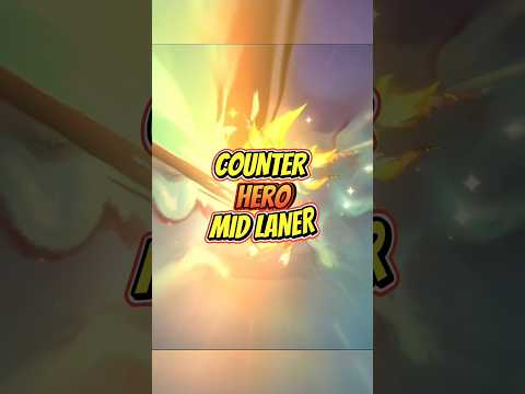 COUNTER HERO MID LANER #shortvideo #mobilelegends #mlbb #mlbbcreatorcamp #shorts