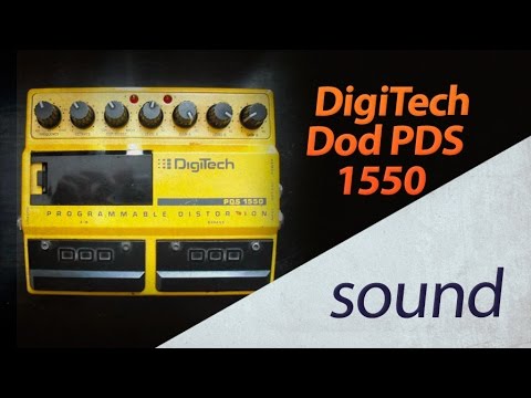 DigiTech PDS 1550 Programmable Guitar Distortion Effect Pedal | Reverb