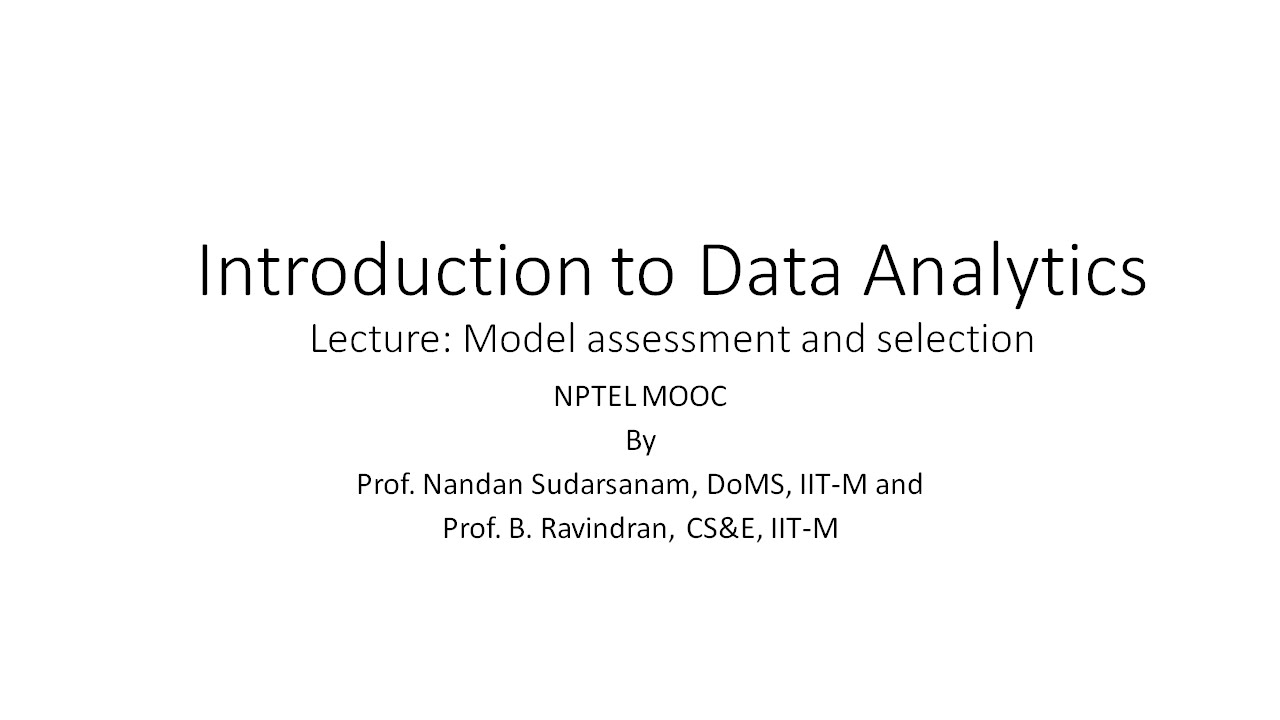 Model Assessment and Selection