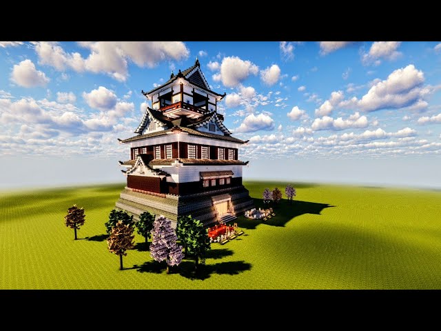The Japanese Kiyosu Castle | Minecraft Timelapse Minecraft Map