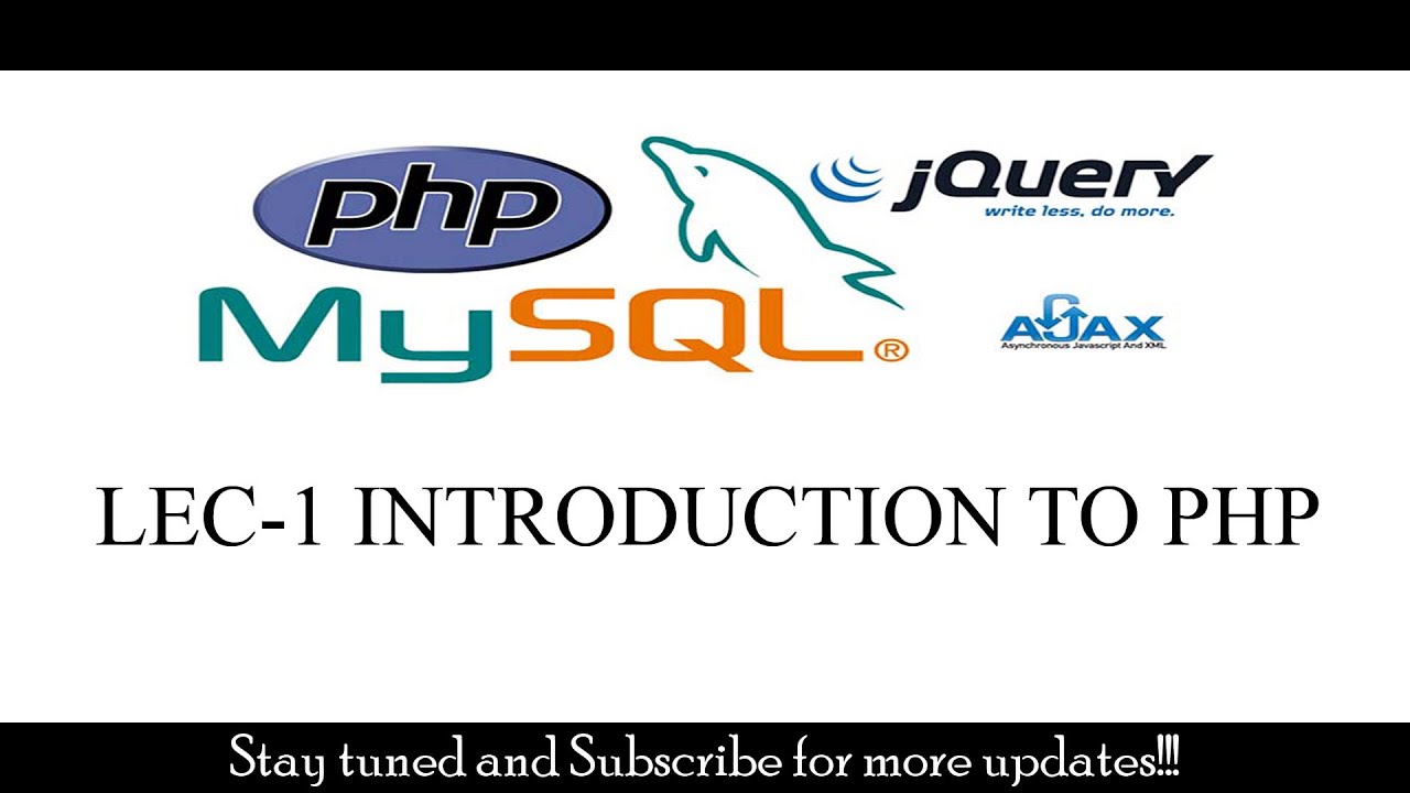 Lec-1 Introduction to PHP | PHP Tutorial | PHP Tutorial Hindi/Urdu