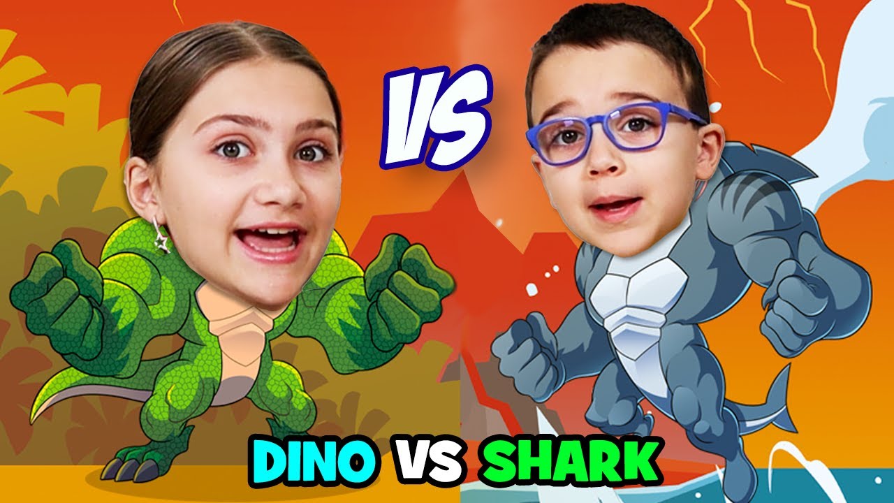 MARTA DINO vs MATTEO SHARK mini MONSTERFLEX