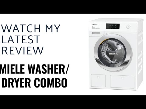 The BEST Washer&Dryer IN THE WORLD?! Miele 2in1 Combo, WTR 870 WPM, REVIEW
