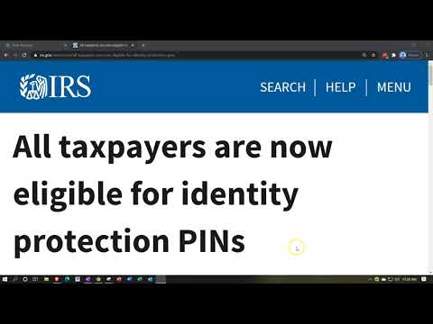 IRS News - All taxpayers are now eligible for identity protection PINs