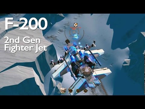 Robocraft gameplay F-200 2nd Gen Fighter Jet