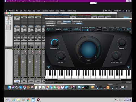 Autotune Pro & AutoKey plugins running on Pro Tools 2020 perpetual license
