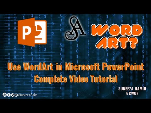 How to Use Word Art in Microsoft PowerPoint | Microsoft PowerPoint Tutorials | IT Tips | Suneeza