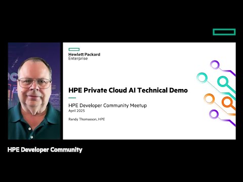 HPE Private Cloud AI | HPE Developer Portal