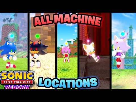 Every *FAST FRIEND MACHINE* Location & Showcase (Sonic Speed Simulator)