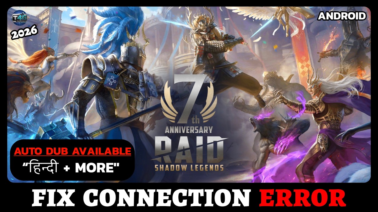 How to Fix Connection Error in Raid Shadow Legends (2026)?
