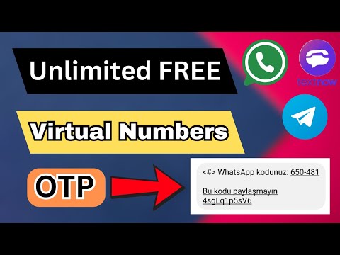 ✅Get Free Virtual Numbers for WhatsApp with TextNow!