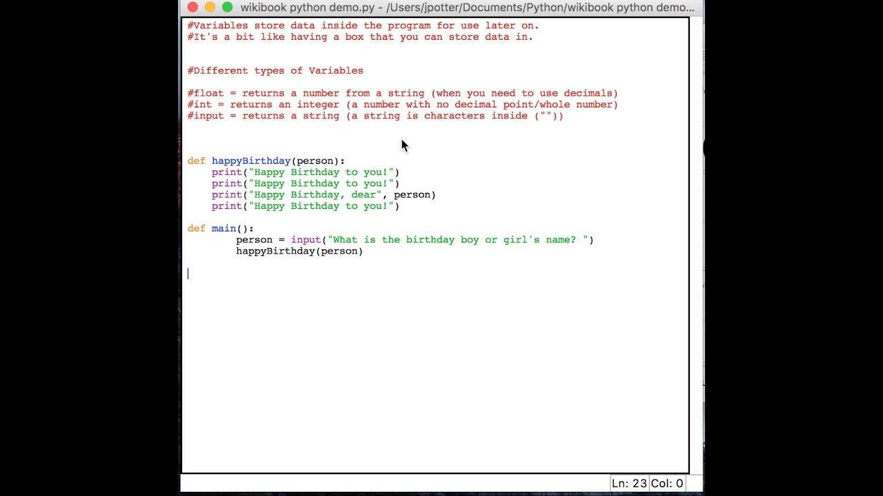 14 Python Tutorial Function Definition inside Function Definitions