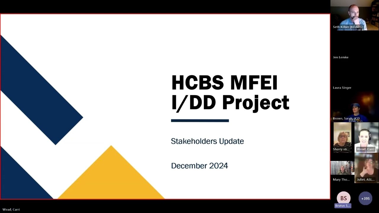 Transitioning from BASIS to MFEI: Understanding the KDADS HCBS IDD ...