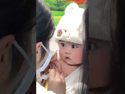 Cute baby injection for the first time 🥹🥹🥹 | Cuteness overload