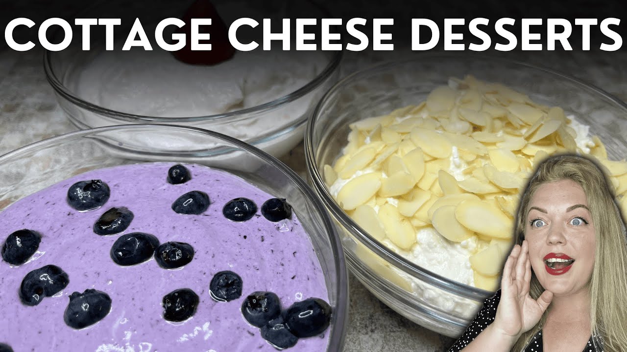 TOP 3 COTTAGE CHEESE DESSERTS! LOW CARB KETO